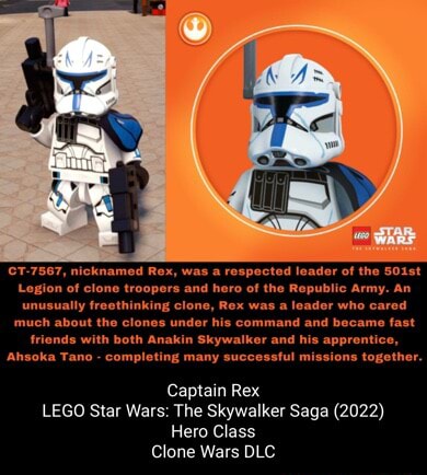 CT-7567, nicknamed Rex, was a respected leader of the 0ist Logion of ...