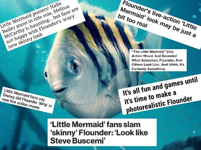 WA "The Little Mermaid" Live- Action Movie Just Revealed What Sebastian, Flounder, And Others ...