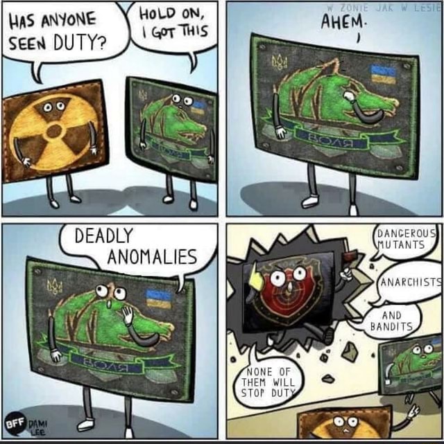 WAS ANYONE Seen DUTY? DEADLY ANOMALIES VA AND OF - iFunny