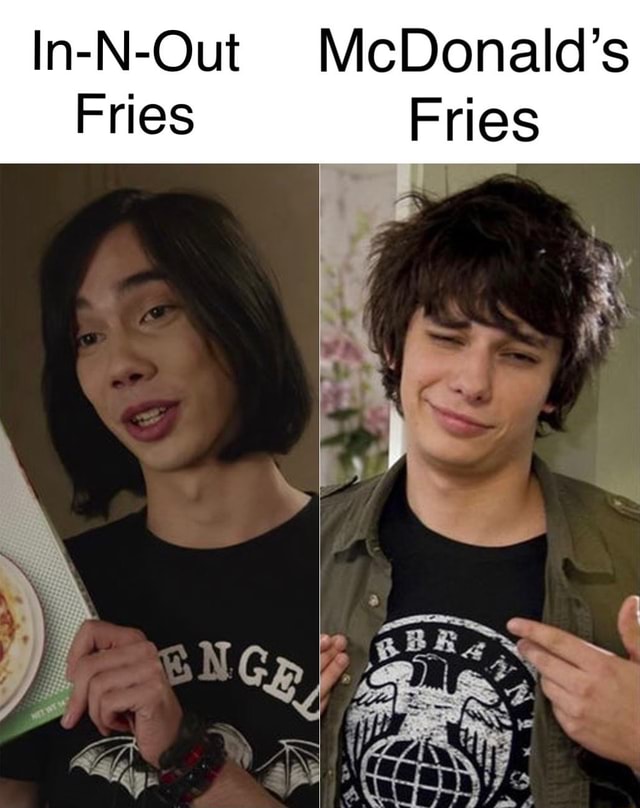 In-N-Out McDonald's Fries Fries - iFunny