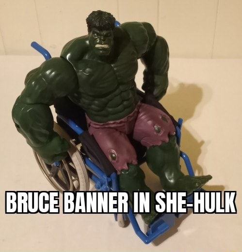 BRUCE BANNER IN SHE-HULK - iFunny