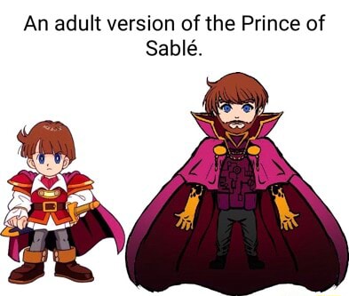 An adult version of the Prince of Sable. - iFunny