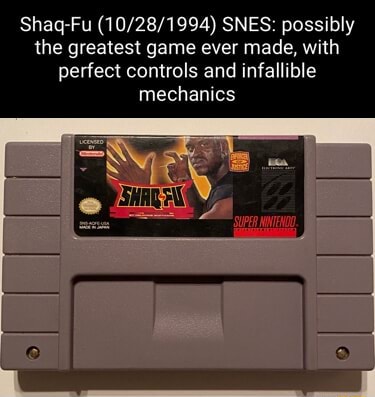 Shaq-Fu SNES: possibly the greatest game ever made, with perfect ...