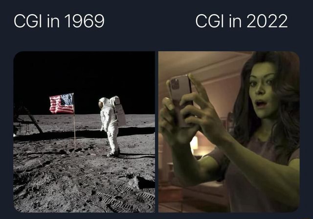 CGI in 1969 CGI in 2022 - iFunny