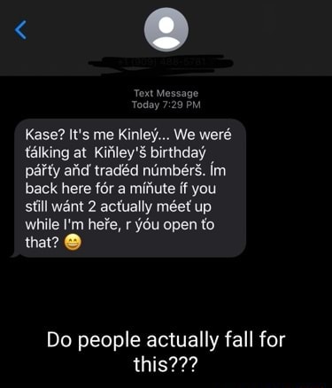 Rage? It's me Kinley... We were talking at Kiley' birthday party afid ...