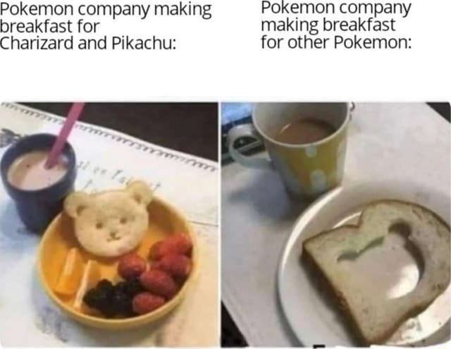 Pokemon company making Pokemon company breakfast for making breakfast ...