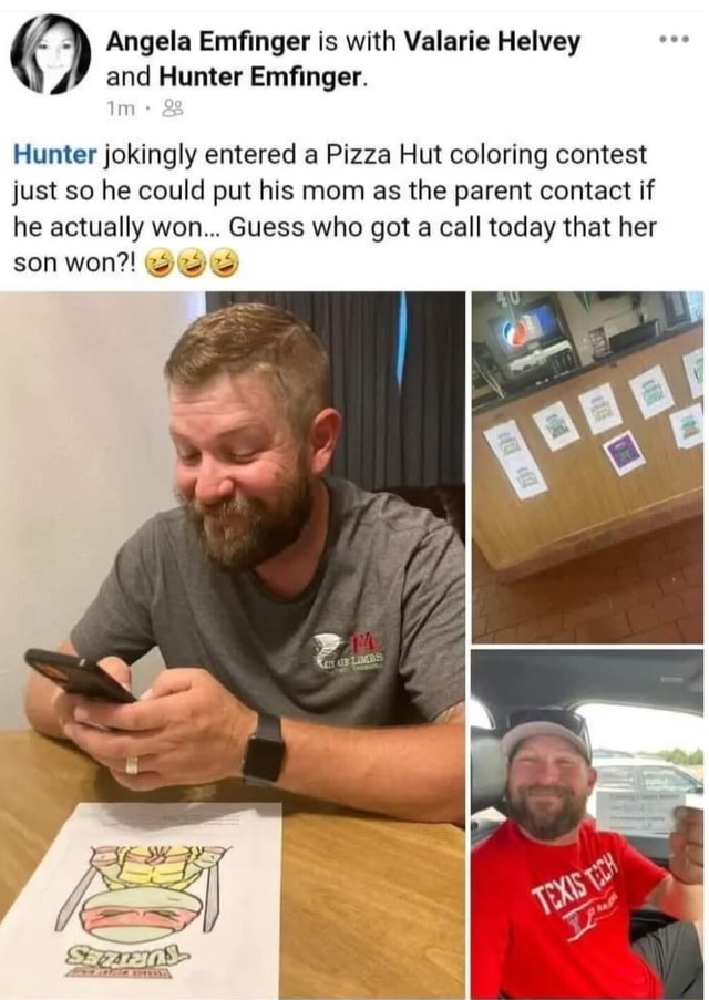 Angela Emfinger is with Valarie Helvey and Hunter Emfinger. Im: Hunter ...