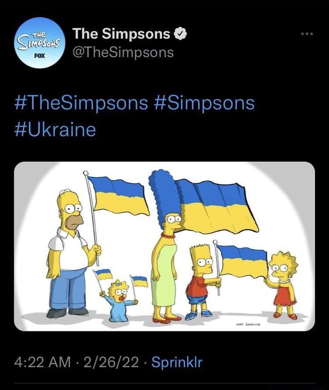 Slava Ukraini, Slava Springfieldi - awe \ The Simpsons #TheSimpsons # ...