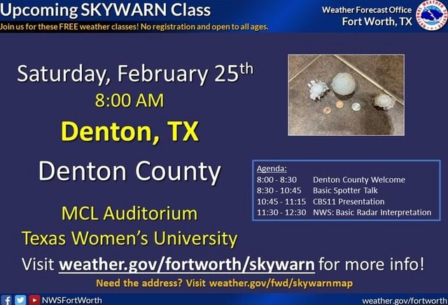 Upcoming SKYWARN Class Weather Forecast Office Join .us for these FREE ...