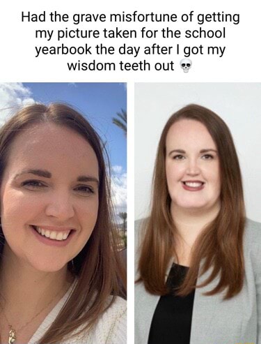 Had the grave misfortune of getting my picture taken for the school ...