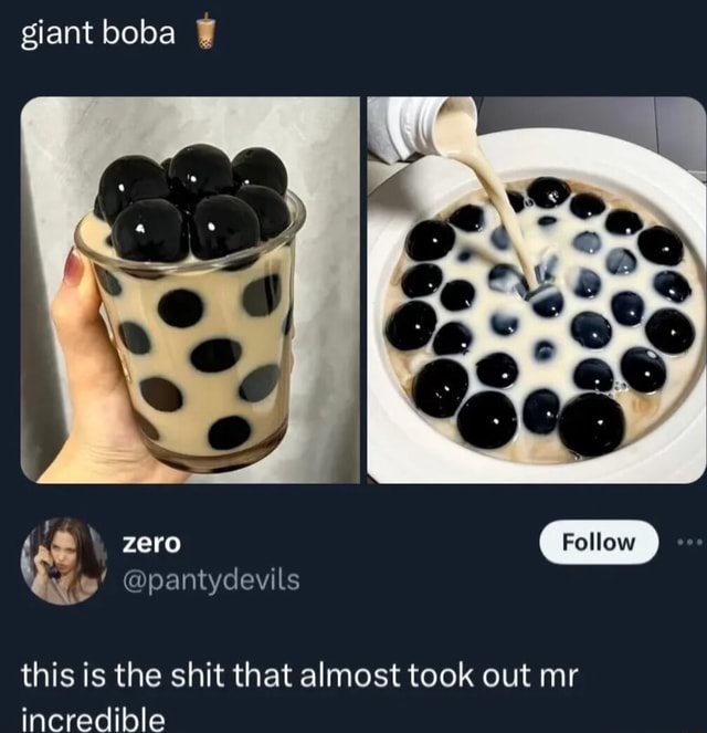 Giant boba zero this is the shit that almost took out mr incredible ...