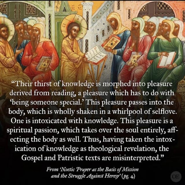 "Their thirst of knowledge is morphed into pleasure derived from ...