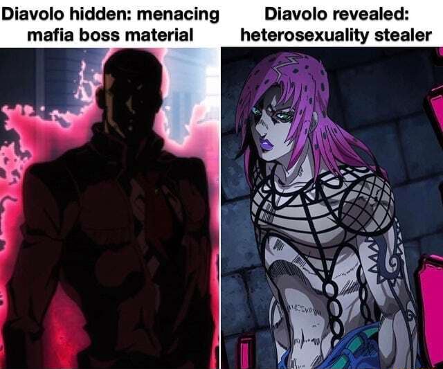 Diavolo hidden: menacing Diavolo revealed: mafia boss material ...