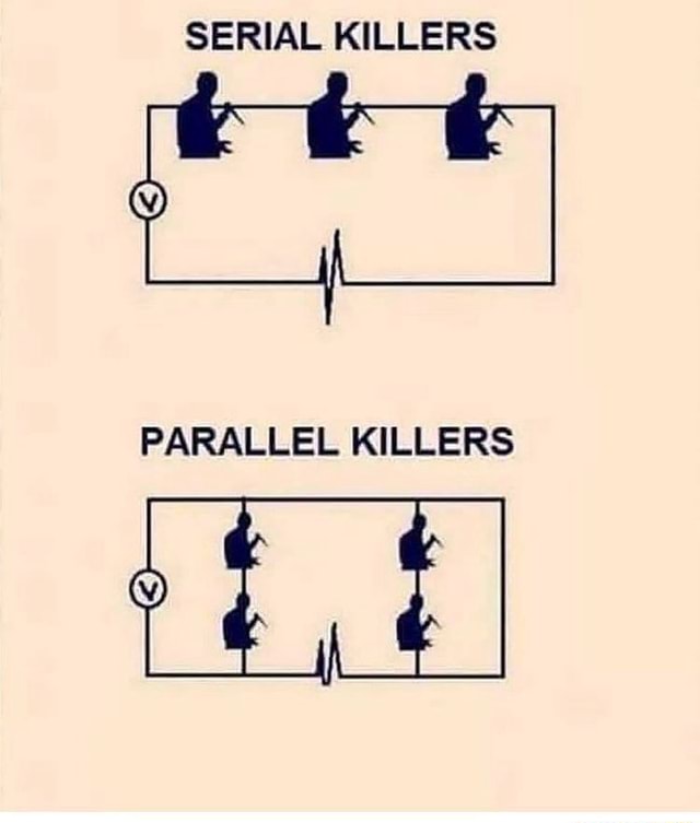 SERIAL KILLERS Ls PARALLEL KILLERS - iFunny