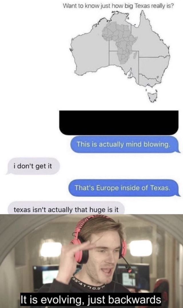 Want to know Just how blg Texas really Is" texas isn't actually that ...