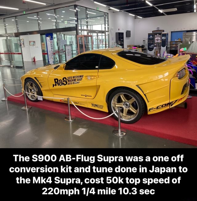 If The S900 AB-Flug Supra was a one off conversion kit and tune done in ...