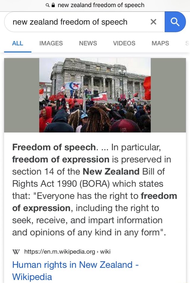 Q new zealand freedom of speech new zealand freedom of speech x ALL ...
