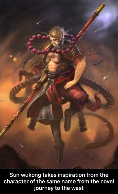 Sun wukong takes inspiration from the character of the same name from ...