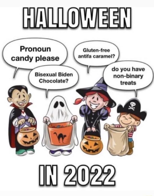 Pronoun candy please HALLOWEEN Gluten-free antifa caramel? do you have ...
