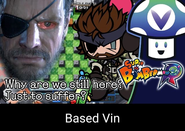 Why are we still hereS\ Just to suiffer? Based Vin - iFunny