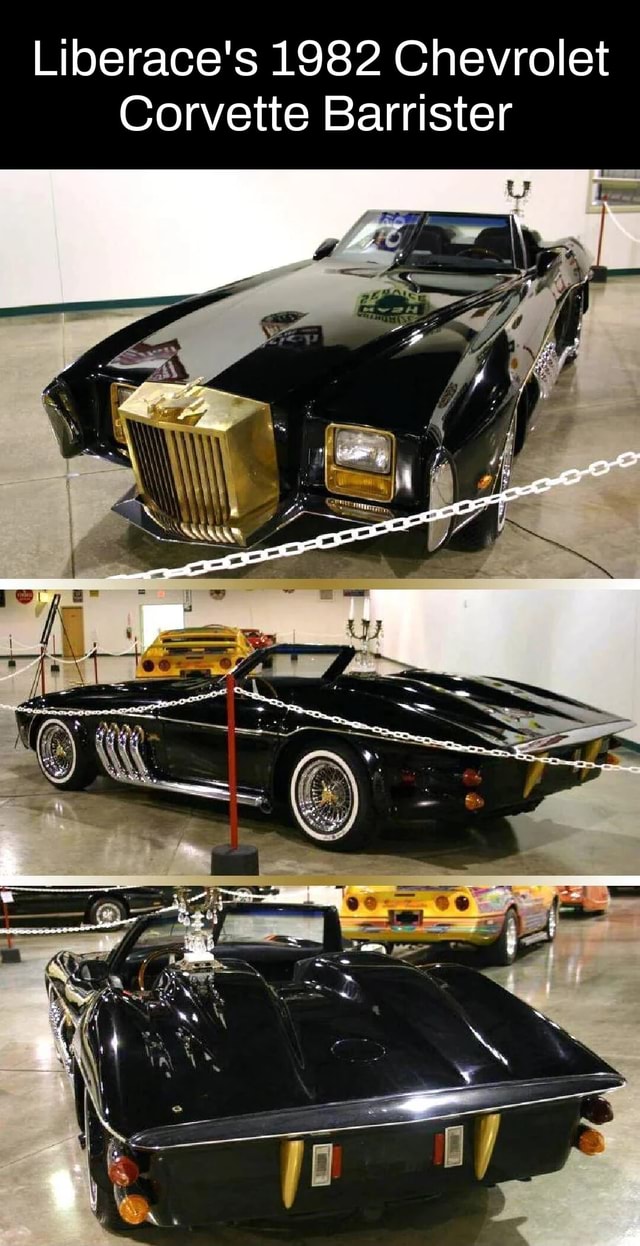 Liberace's 1982 Chevrolet Corvette Barrister - iFunny