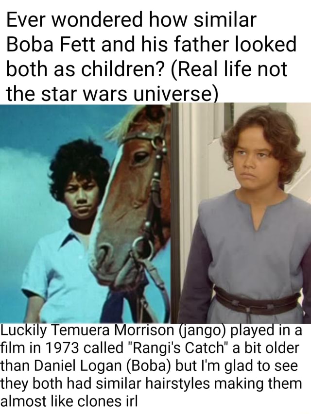 Ever wondered how similar Boba Fett and his father looked both as ...