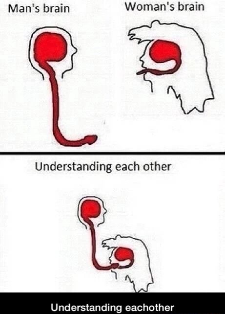 Man‘s brain Understanding each other Understanding eachother - iFunny