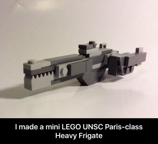 I made a mini LEGO UNSC Paris-class Heavy Frigate - I made a mini LEGO ...