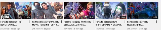 Fortnite Roleplay THE Fortnite Roleplay DUNE THE Fortnite Roleplay KAWS ...