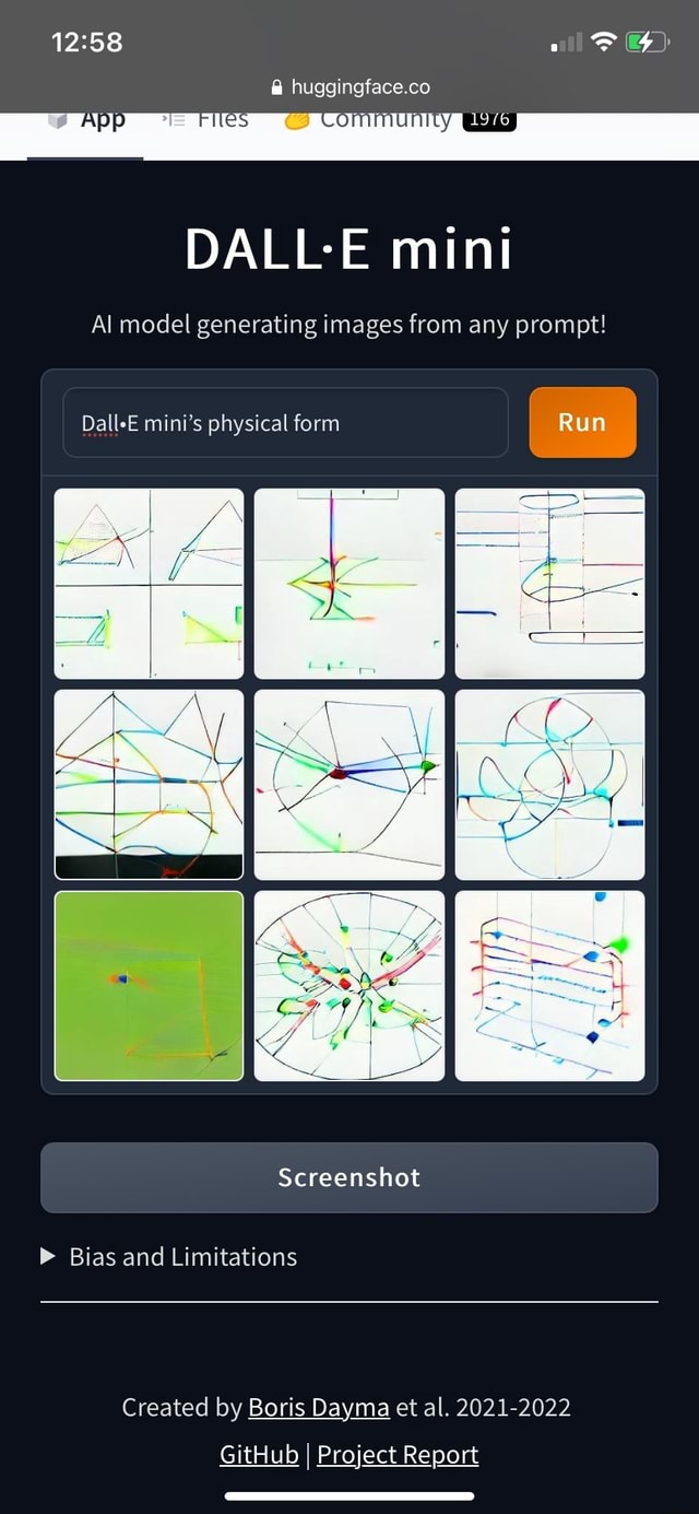 All huggingface.co ADD fits ommmuUNnIty mini Al model generating images ...