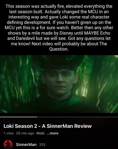 This season was actually fire, elevated everything the last season ...