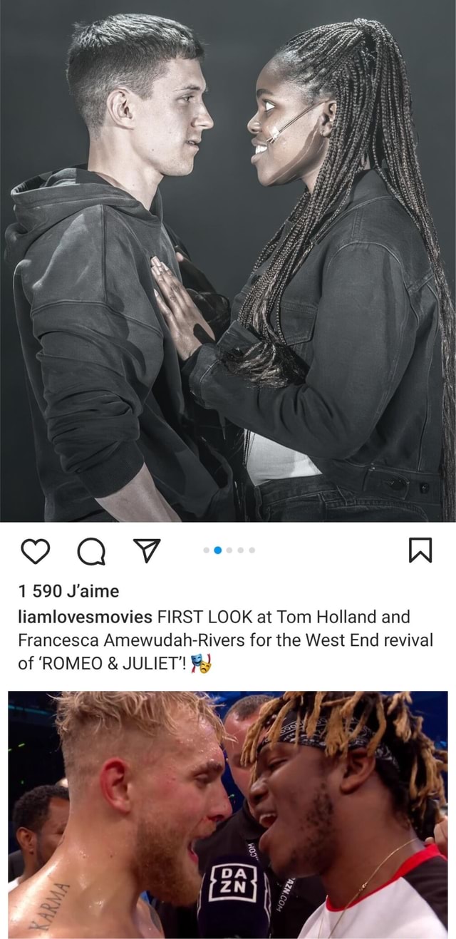 Y Q Al 1 590 Jaime liamlovesmovies FIRST LOOK at Tom Holland and Francesca Amewudah-Rivers for ...