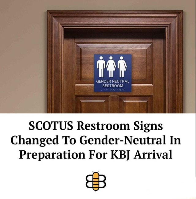 OER NEUTRAL RESTROOM SCOTUS Restroom Signs Changed To Gender-Neutral In ...