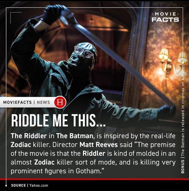 NEWS RIDDLE ME THIS... The Riddler in The Batman, is inspired by the ...