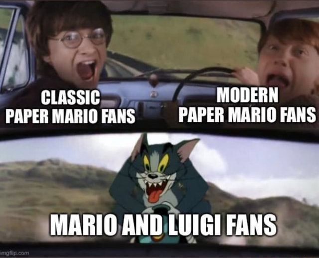 CLASSIC MODERN PAPER MARIO FANS PAPER MARIO FANS MARIO AND LUIGI FANS ...