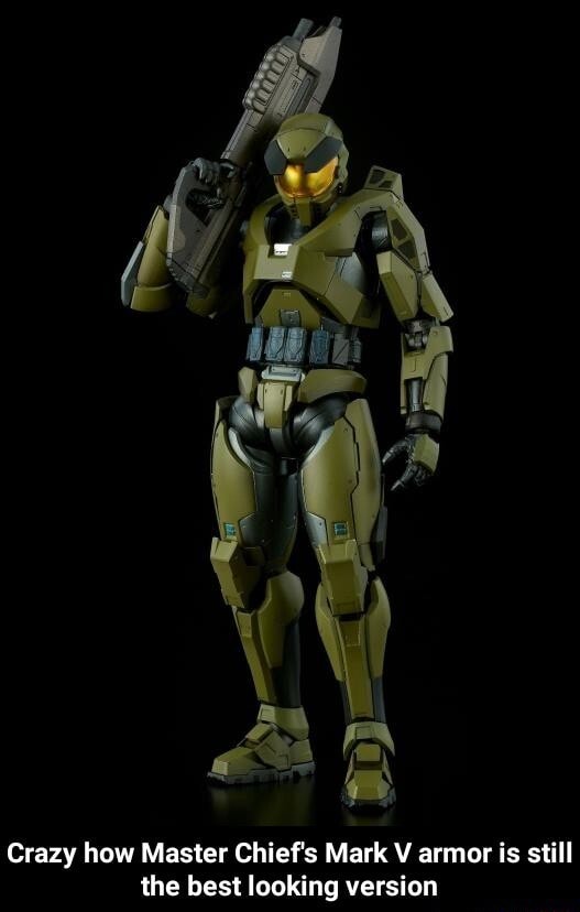 Crazy how Master Chief's Mark V armor is still the best looking version ...