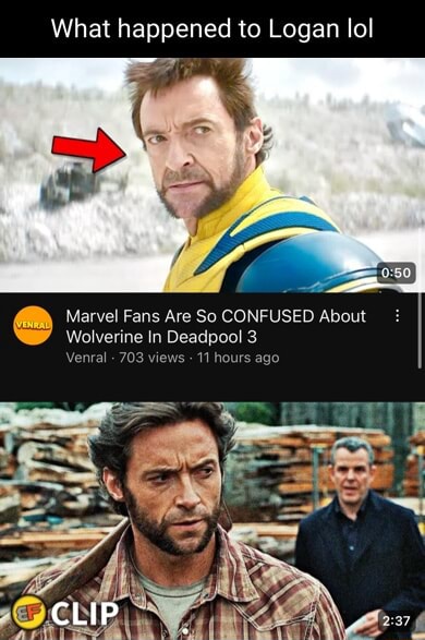 What happened to Logan lol Marvel Fans Are So CONFUSED About Wolverine ...