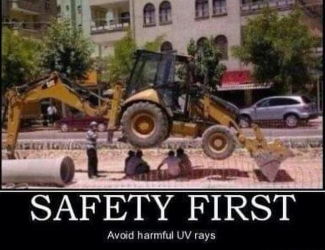 SAFETY FIRST Avoid harmful UV rays - iFunny