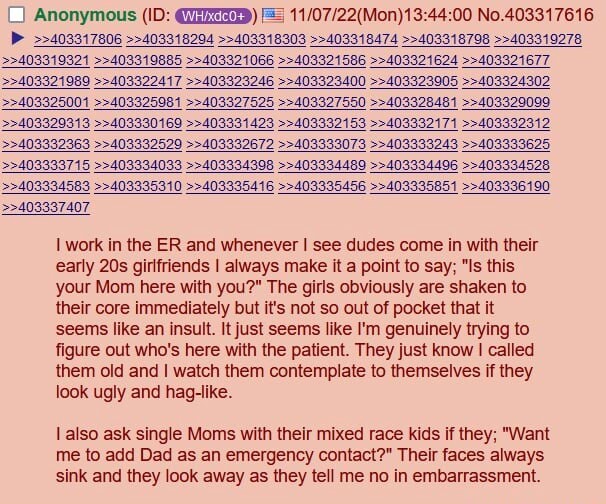 Anonymous (ID: No.403317616 >>403317806 >>403318294 >>403318303 >>403318474 >>403318798 ...