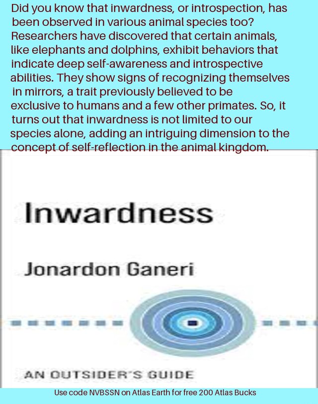 Did you know that inwardness, or introspection, has been observed in ...