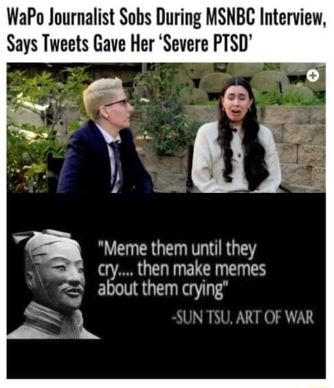 WaPo Journalist Sobs During MSNBC Interview, Says Tweets Gave Her ...