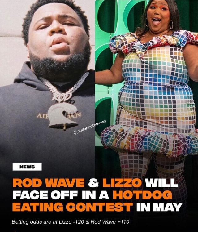 ROD WAVE & LIZZO WILL FACE OFF IN A HOTDOG EATING CONTEST IN MAY ...