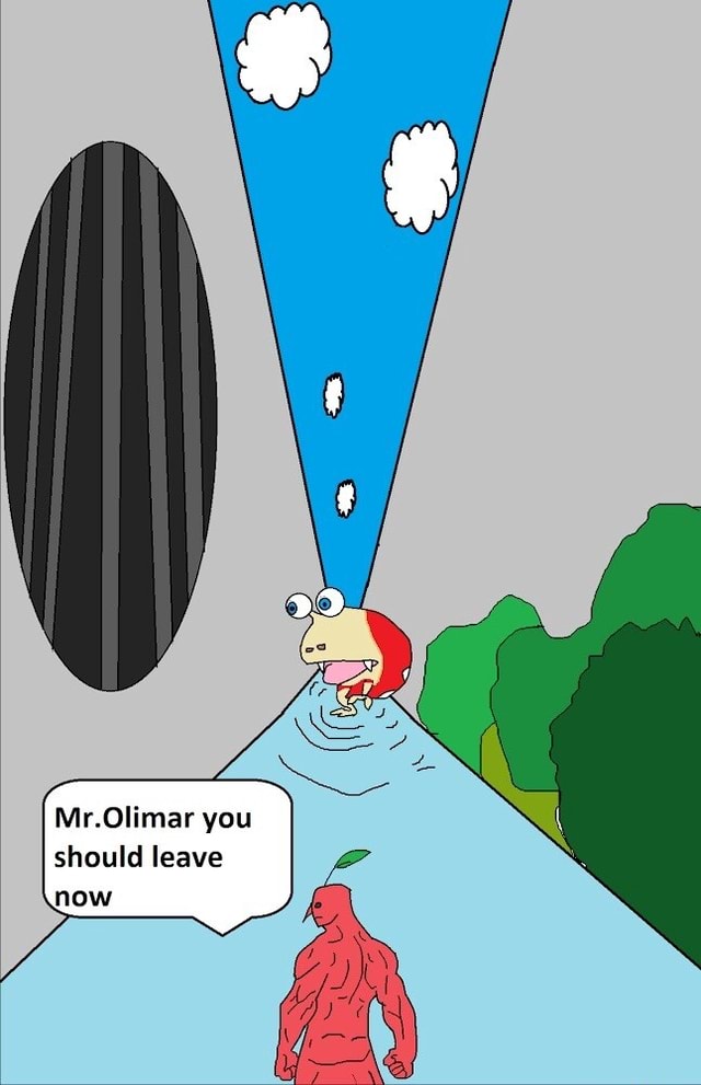 Mr.Olimar you should leave now - iFunny