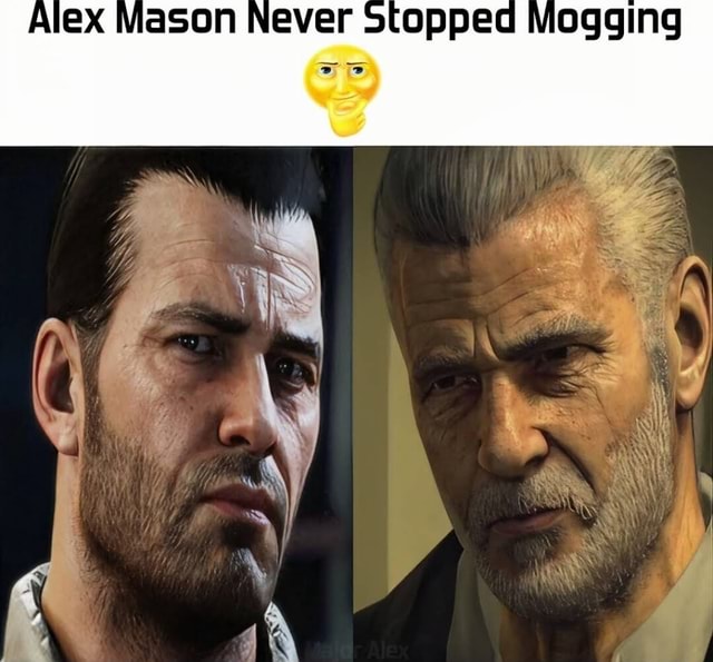 Alex Mason Never Stopped Mogging - iFunny