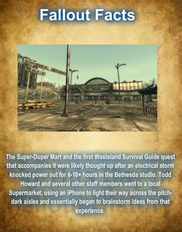 Fallout Facts The Super-Duper Mart and the first Wasteland Survival G ...