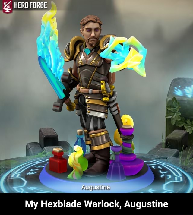 HEROFORGE rr Augustine My Hexblade Warlock, Augustine - My Hexblade ...
