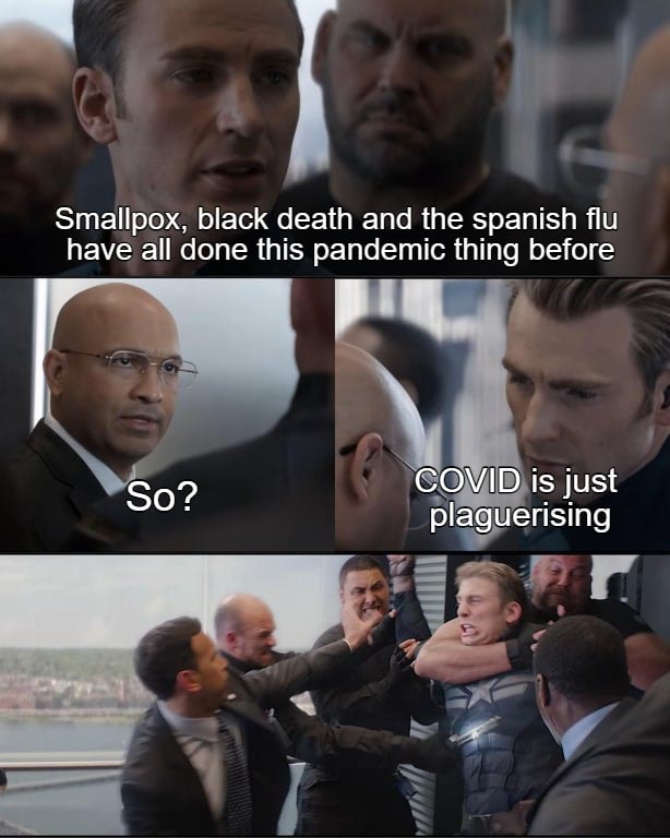 Smallpox, black death and the spanish flu have all done this pandemic ...