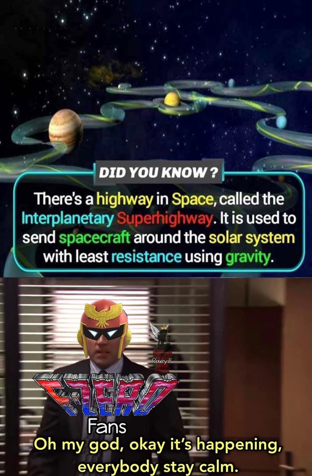 DID YOU KNOW ? There's a highway in Space, called the Interplanetary ...