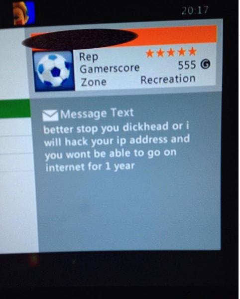 Xbox 360 messages were crazy - Rep Gamerseore Zone Recreation Message ...