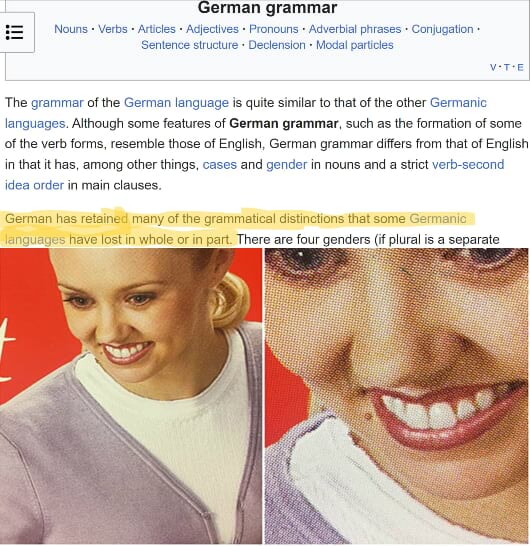 German grammar Nouns Verbs Articles Adjectives Pronouns Adverbial ...